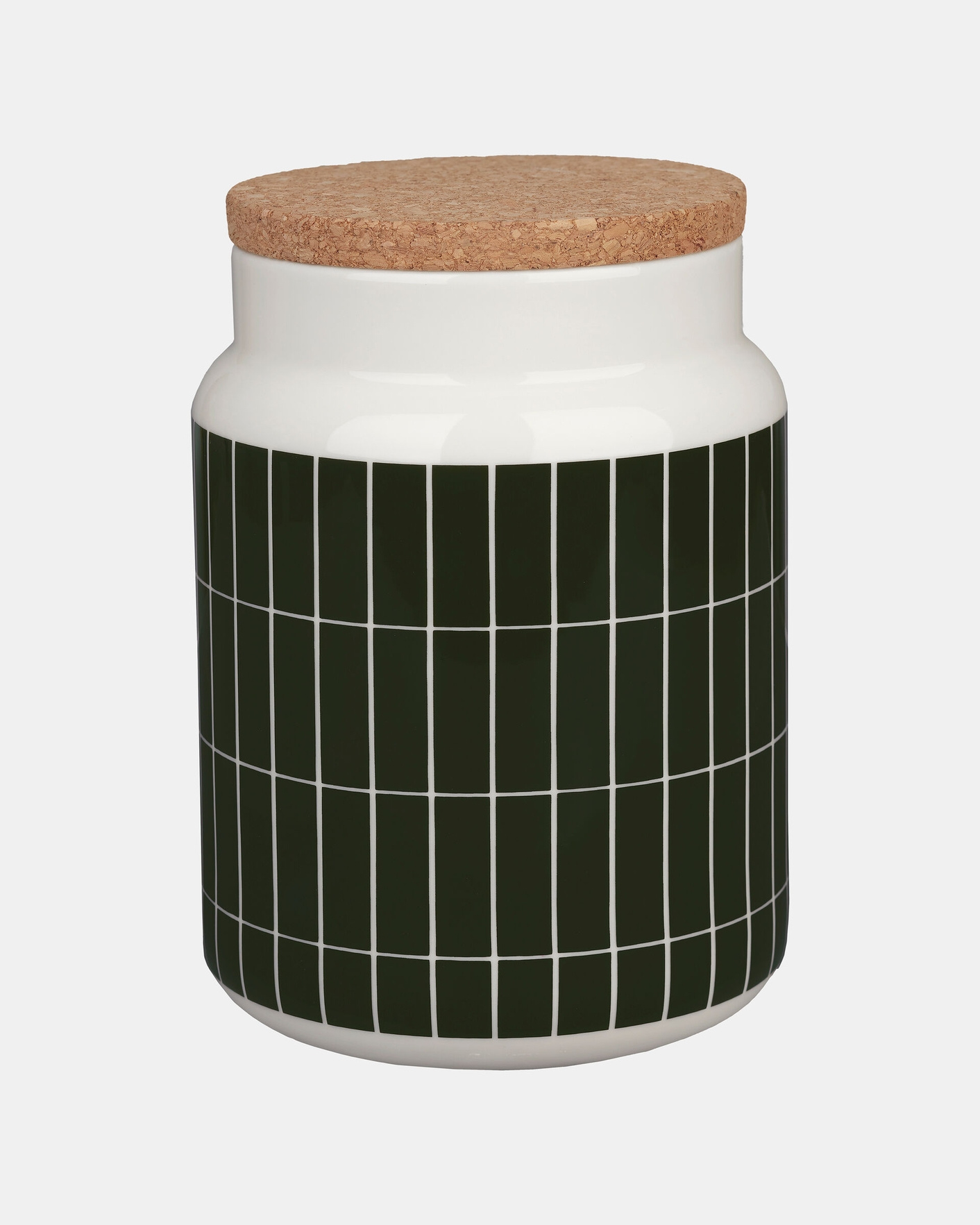 Pojemnik z korkiem z porcelany do przechowywania 1,2L TIILISKIVI Jar ...