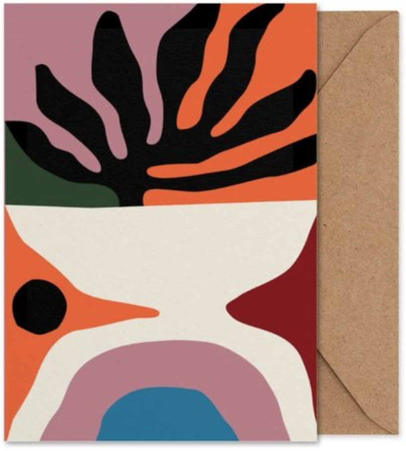 Karta okolicznościowa z kopertą FLORA A5 Art Card by Berenice Hernandez ...