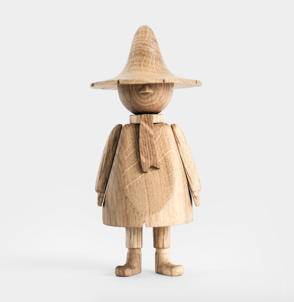 Drewniana figurka włóczykija 16,5x7,6x7,6 cm SNUFKIN White Oak by ...